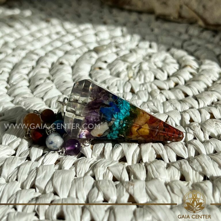 Orgonite Pendulum Chakra Crystals | GAIA CENTER Crystal shop CYPRUS