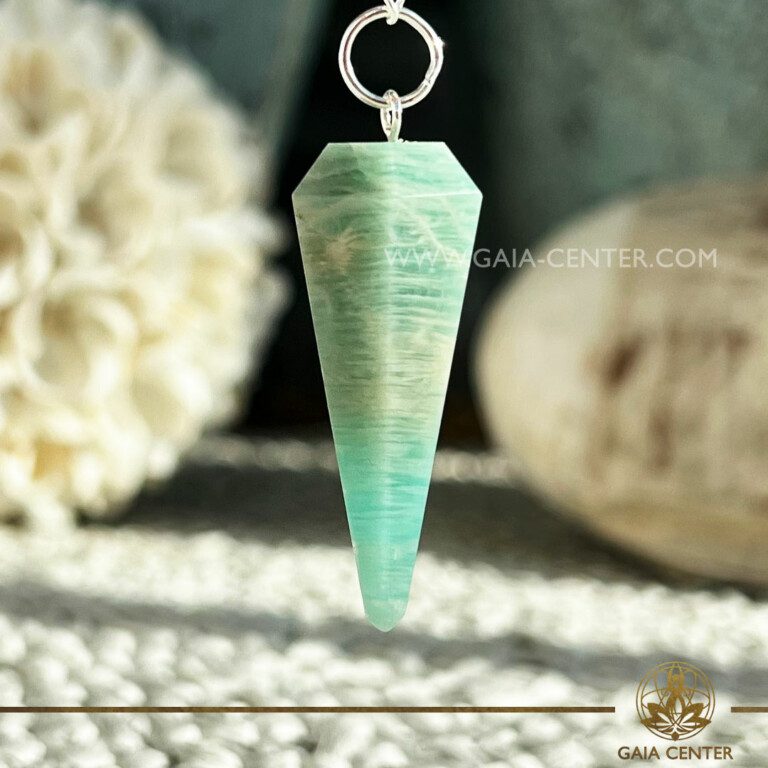 Crystal Dowsing Pendulum Green Aventurine | GAIA CENTER Crystal Shop in Cyprus